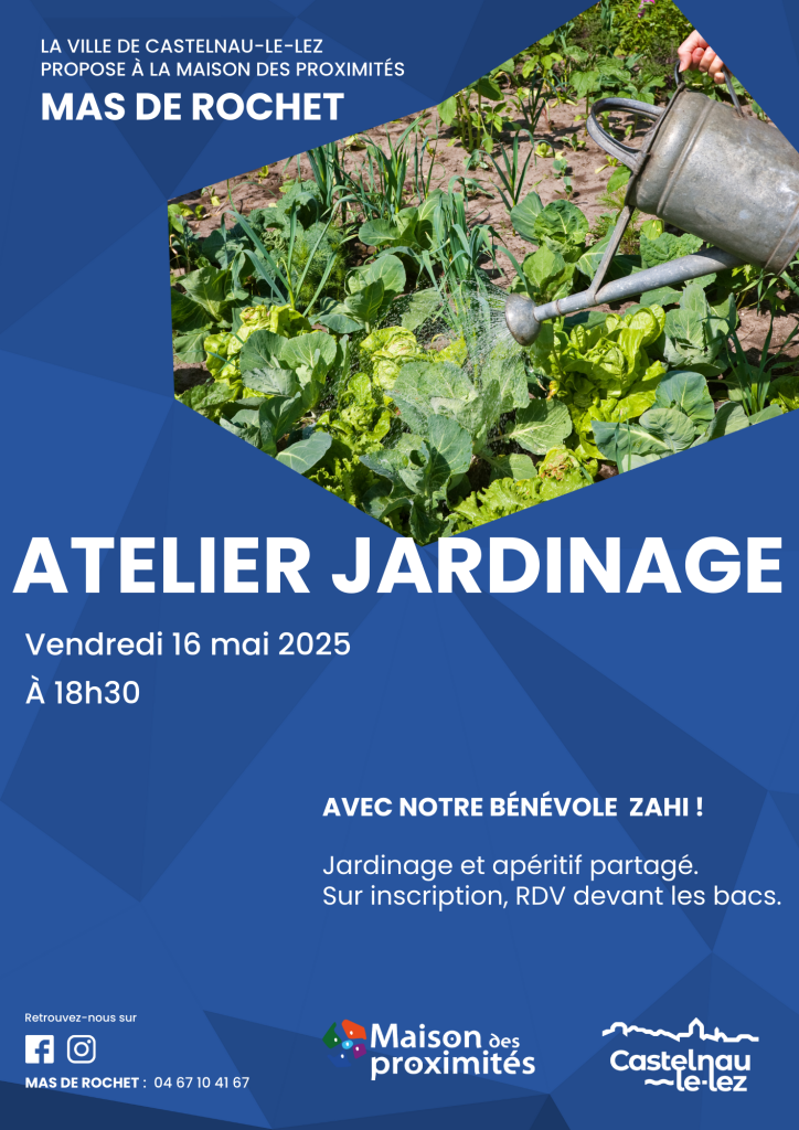 Atelier jardinage | Ville de Castelnau-le-Lez